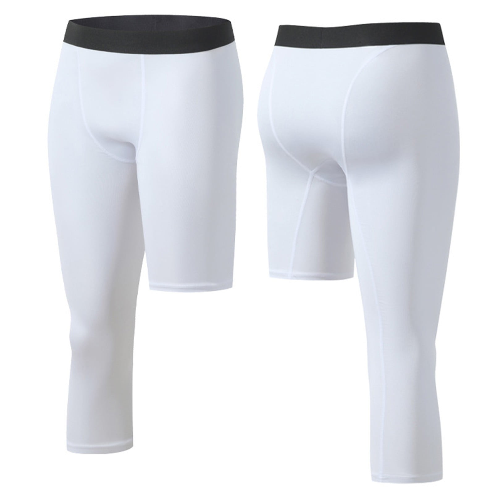 Nmnitkp Leg 3/4 Compression Tights, Unisex Sports Compression Pants ...