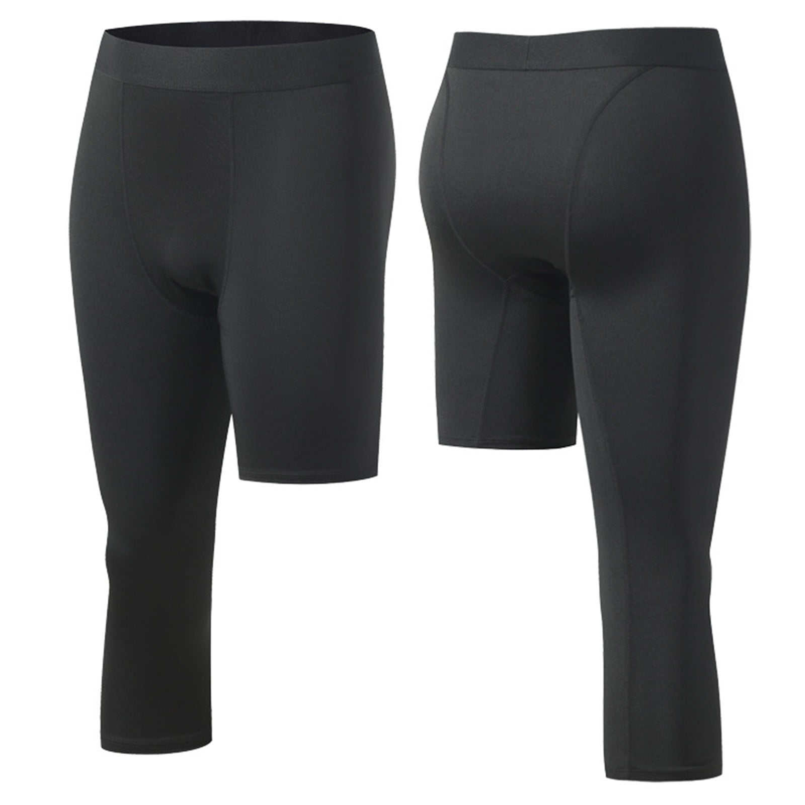Nmnitkp Leg 3/4 Compression Tights, Unisex Sports Compression Pants ...