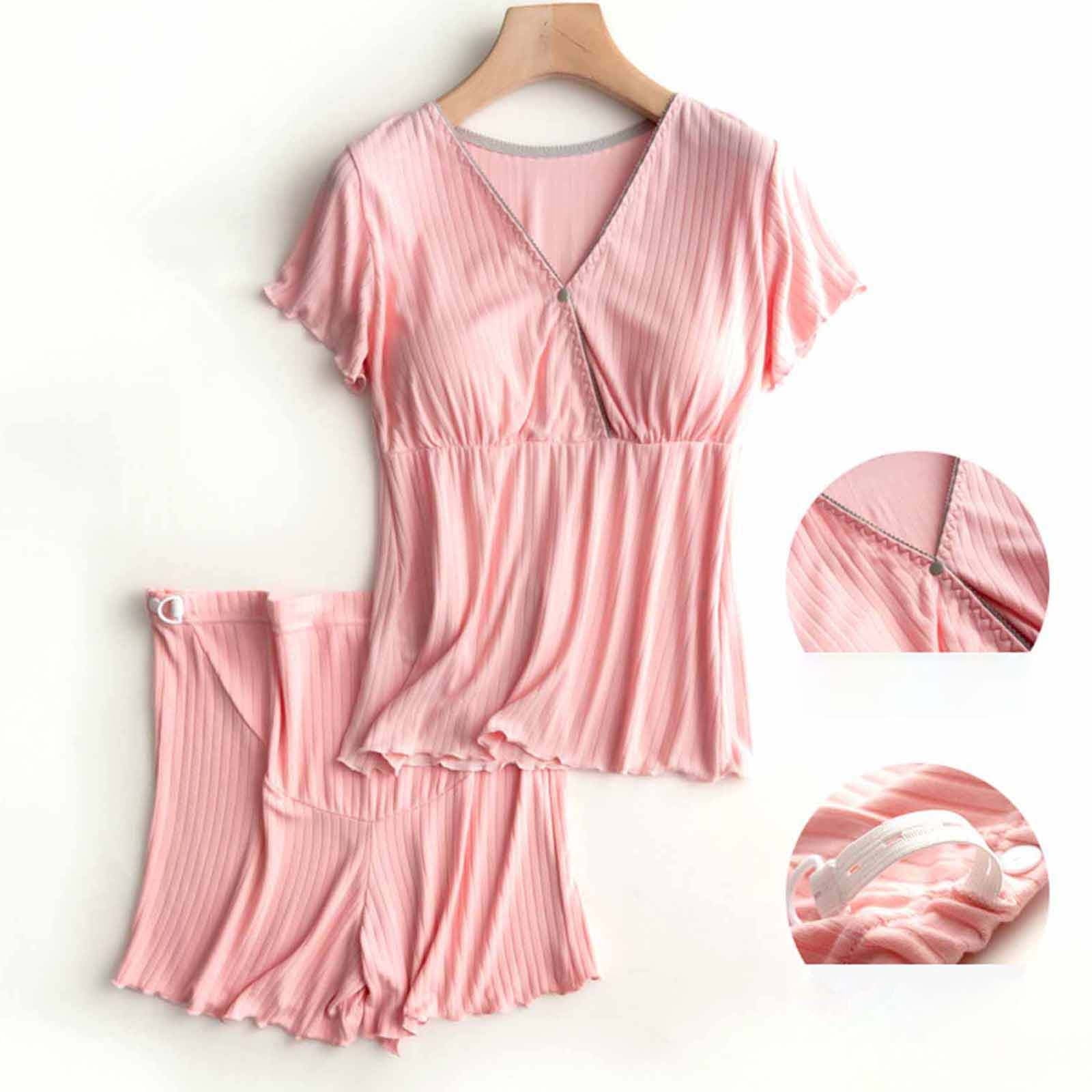 Nmnitkp Maternity Clothes,Womens Maternity Pajamas Nursing Pjs for ...