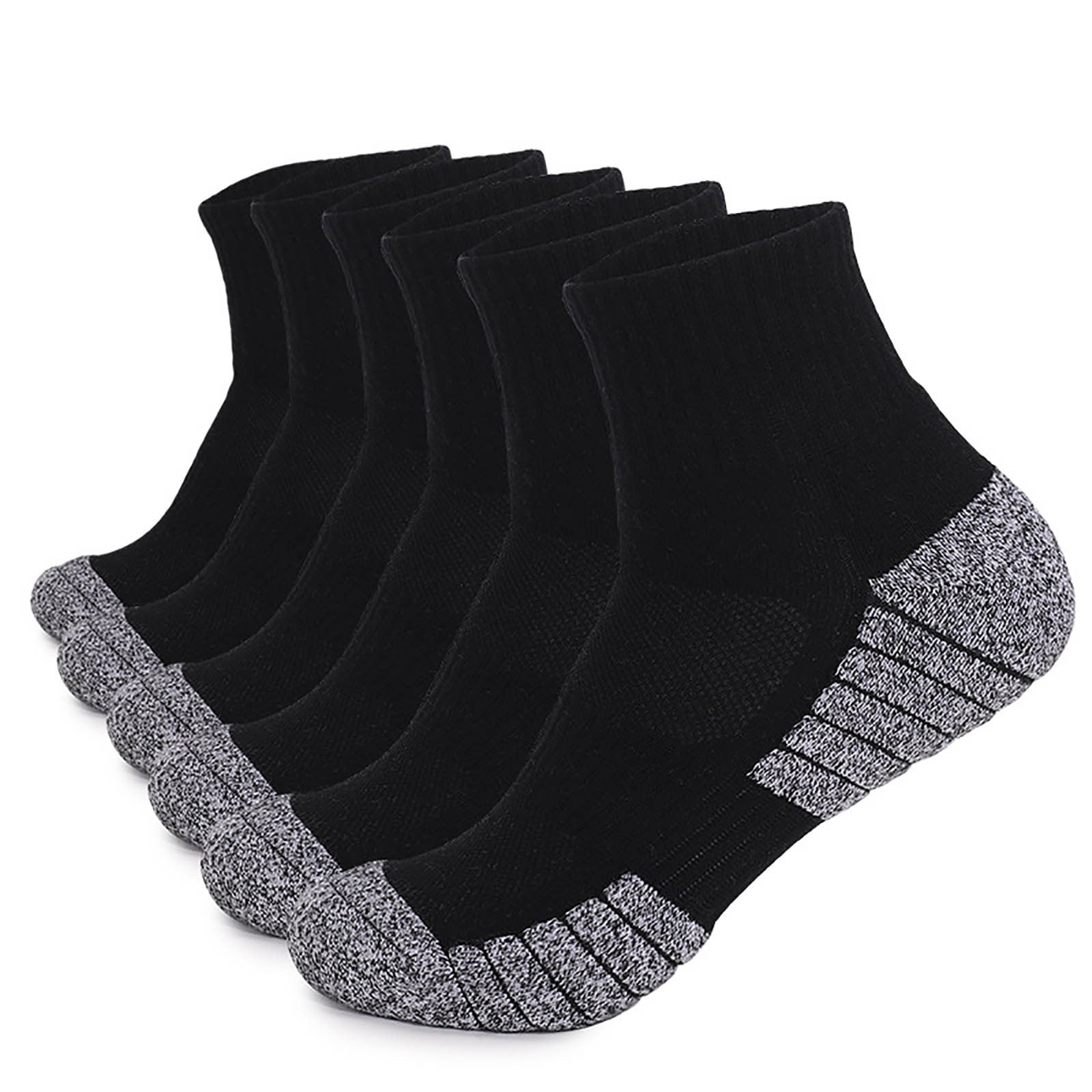 Nmnitkp Men's Athletic Ankle Socks Comfortable and Breathable Socks 6 ...