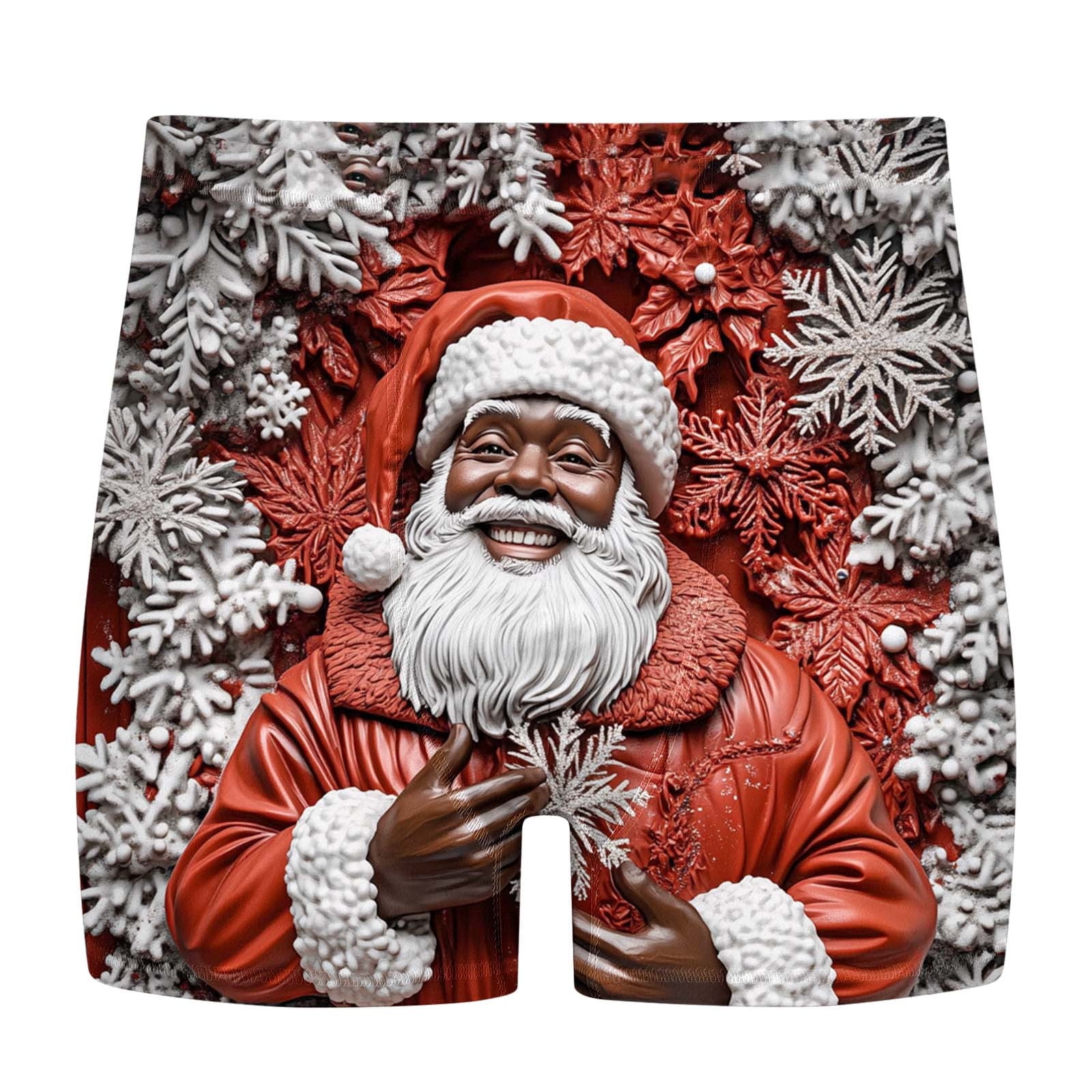 Nmnitkp Men's Christmas Briefs, Santa Clause Humorous Boxers Soft ...