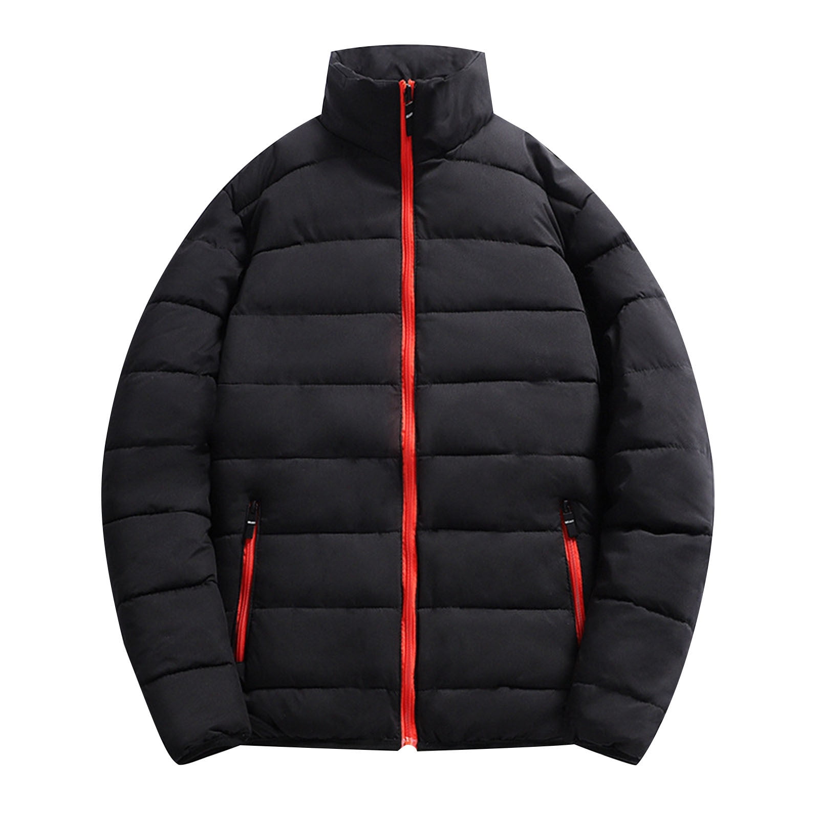 Nmnitkp Men's Lightweight Puffer Jacket Hooded Full Zip Water-Resistant ...