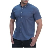 Port & Company SP11 Men’s Short Sleeve Value Denim Shirt - Walmart.com