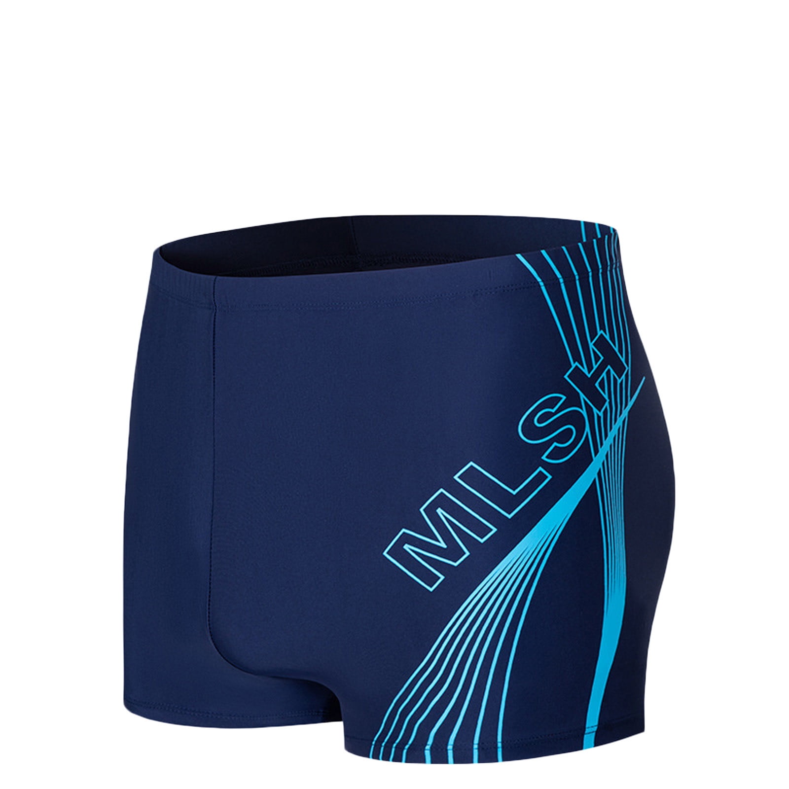 Nmnitkp Men's Square Leg Swim Briefs Printed Swimsuit Athletic Swimwear ...