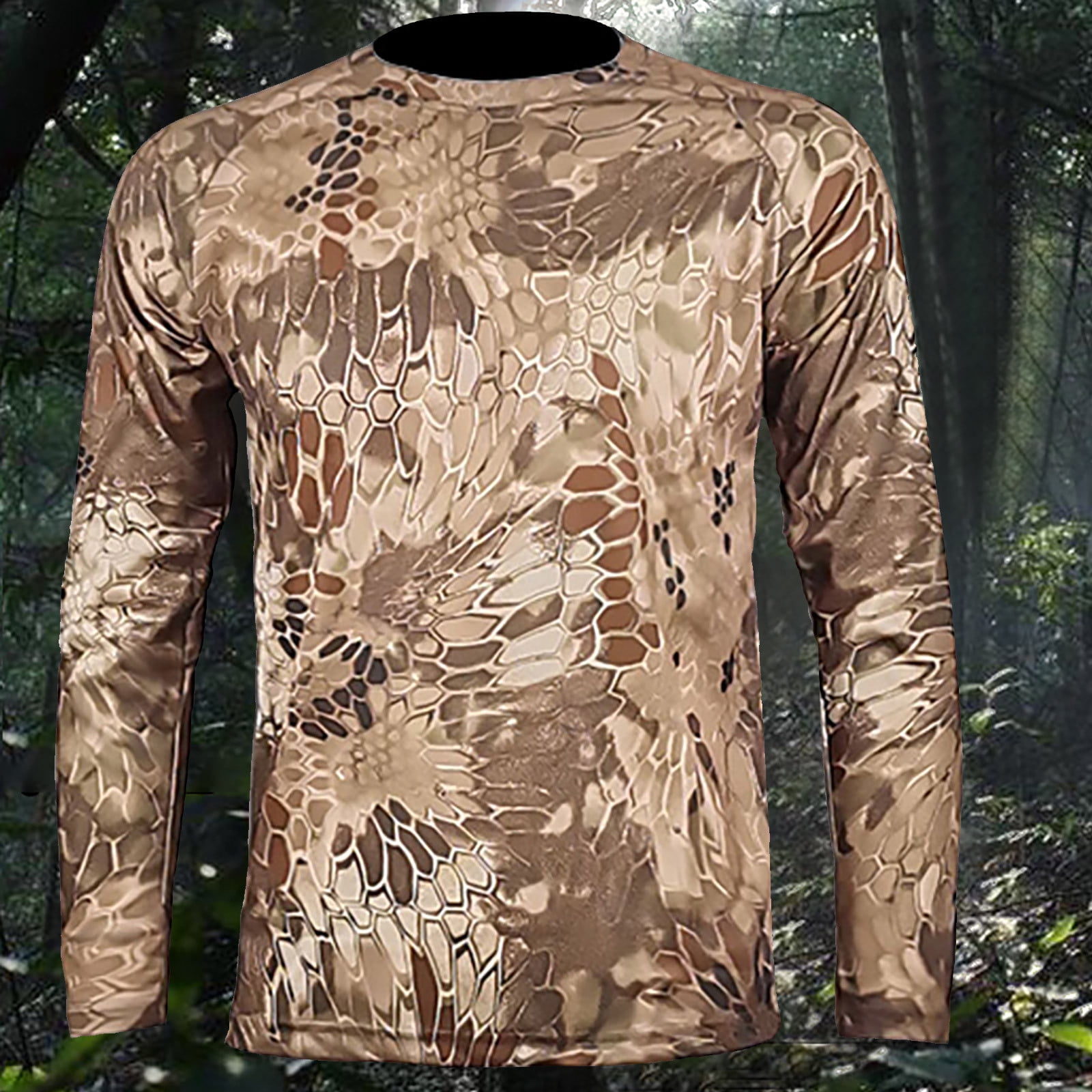 Nmnitkp Men's UPF 50+ Sun Shirts Quick Dry Long Sleeve UV Shirts Lightweight Rash Guard Swim T ...