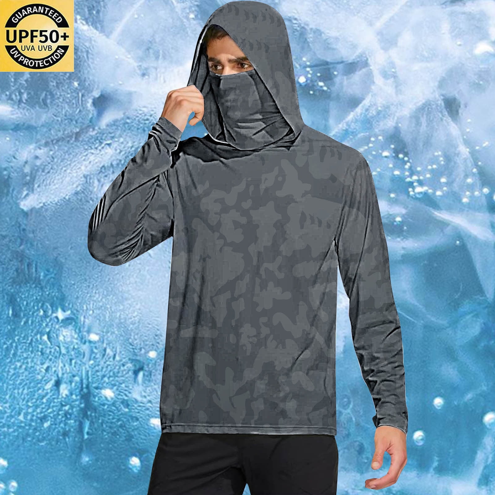 Nmnitkp Mens Sun Protection Shirts High Quality Sunscreen Fabric Sun ...