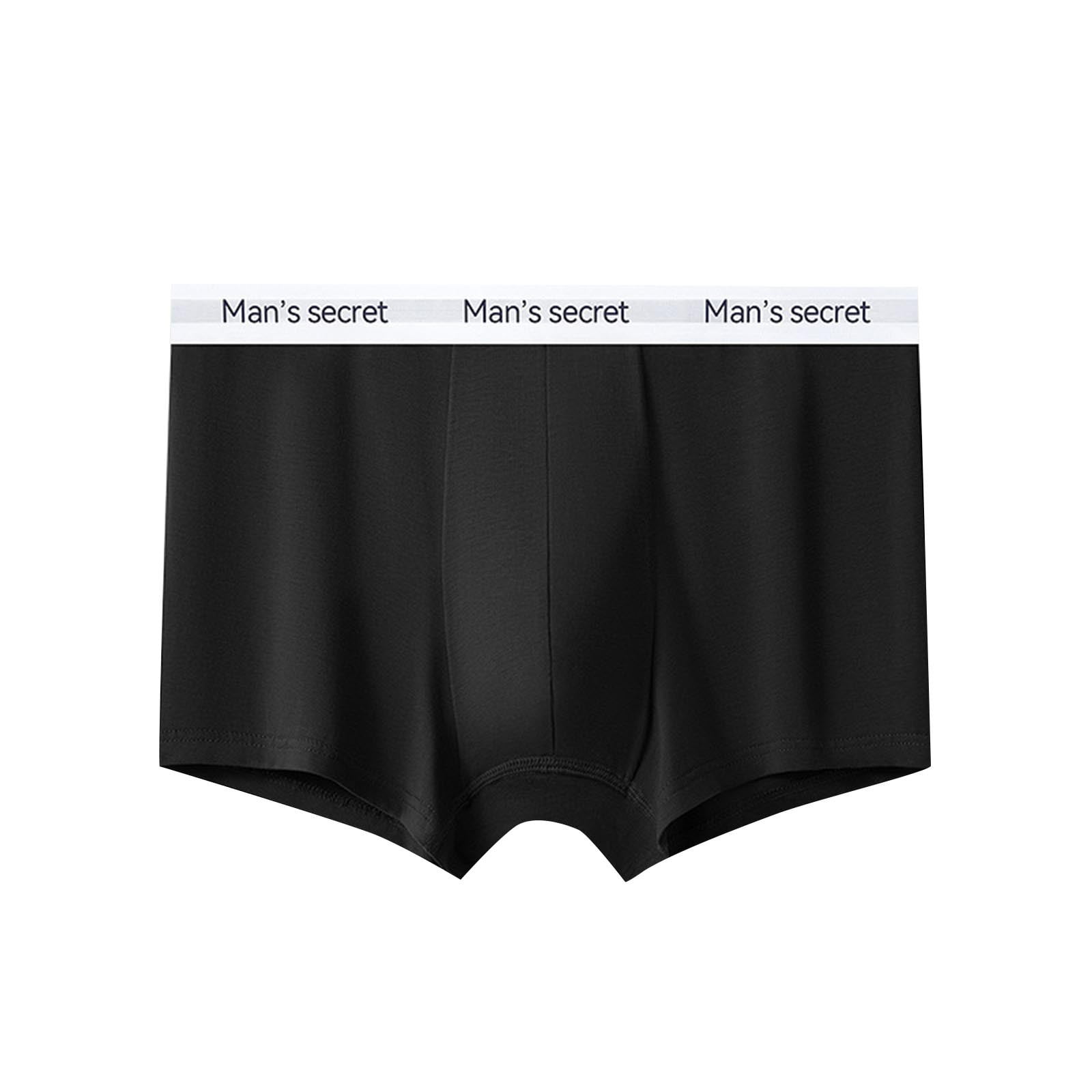 Nmnitkp Mens Underwear Cotton Trunks for Man Soft Waistband Open-fly No ...