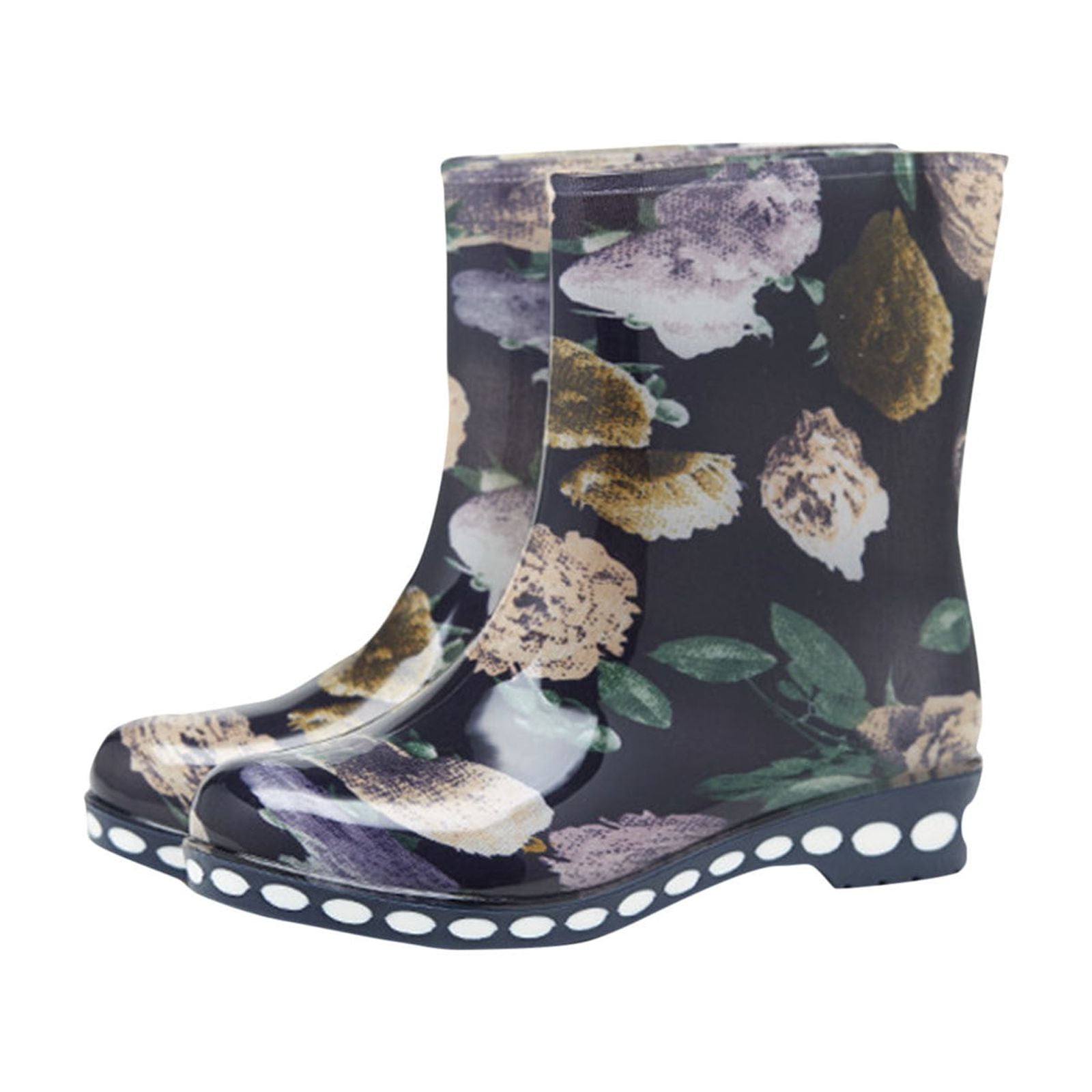 Nmnitkp Rain Boots Premium Material Waterproof Womens Rain Boots ...