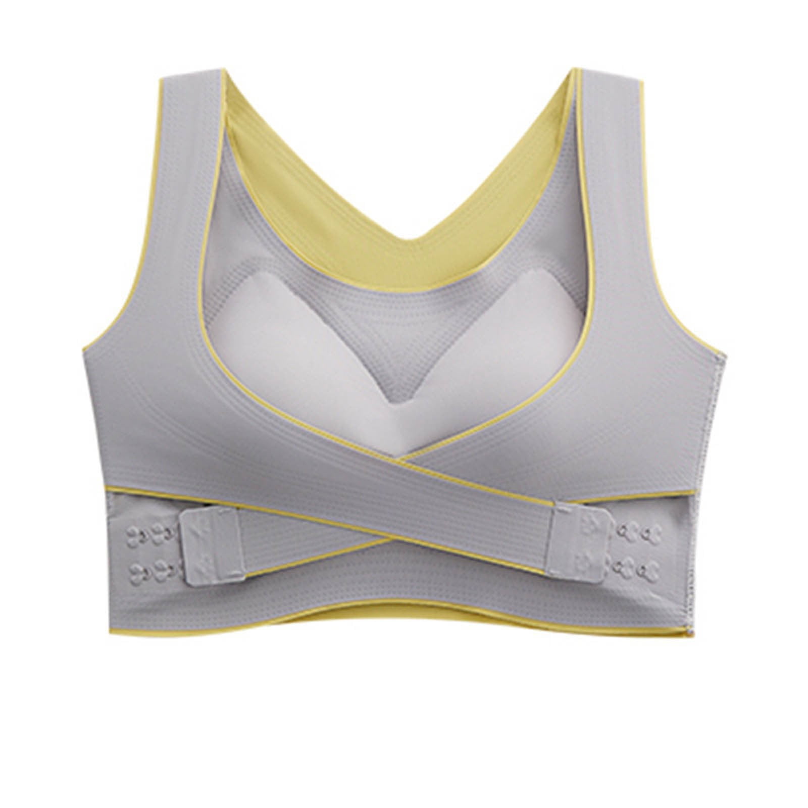 Nmnitkp Sports Bras for Women No Underwire Wireless Comfort Lift Push ...