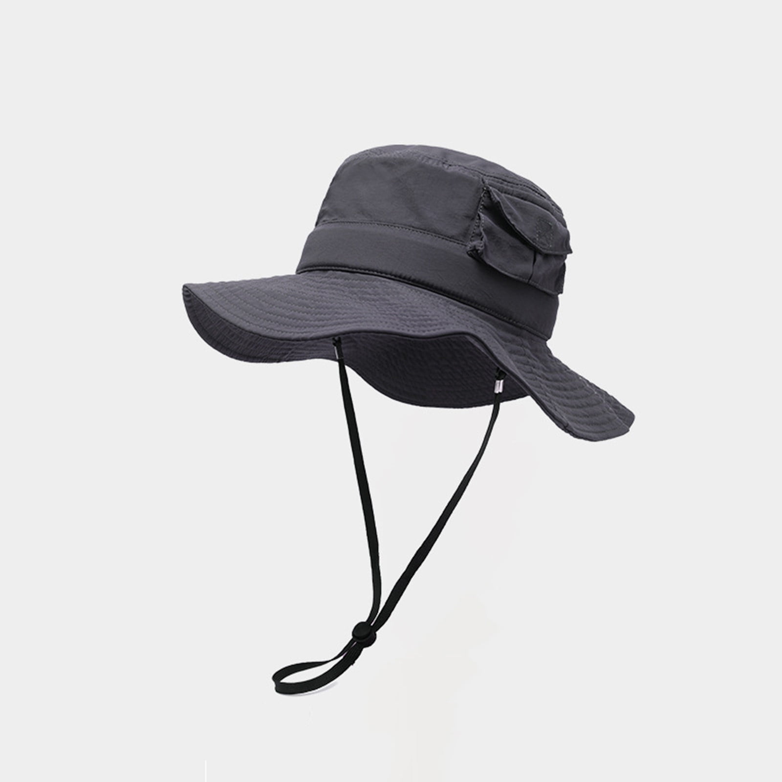Nmnitkp Sun Hat Women Men Ponytail Sun Bucket Hats for Women Men Wide ...