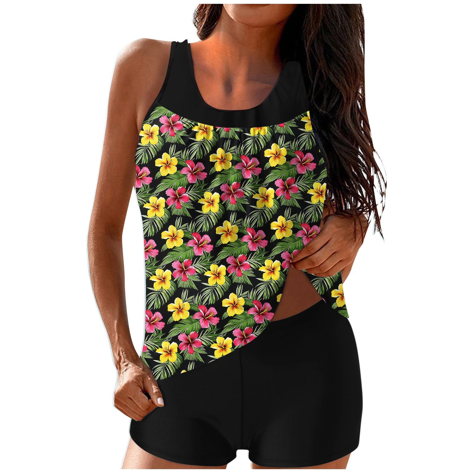 Nmnitkp Swim Suits for Women 2025 Soft Lining Tankini Swimsuits for ...