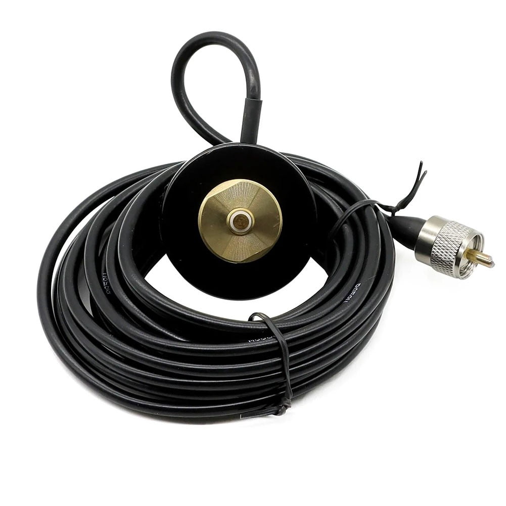 Nmo Magnet Antenna Mount Base Pl-259 Magnetic Plug 5M Cable For Mobile ...