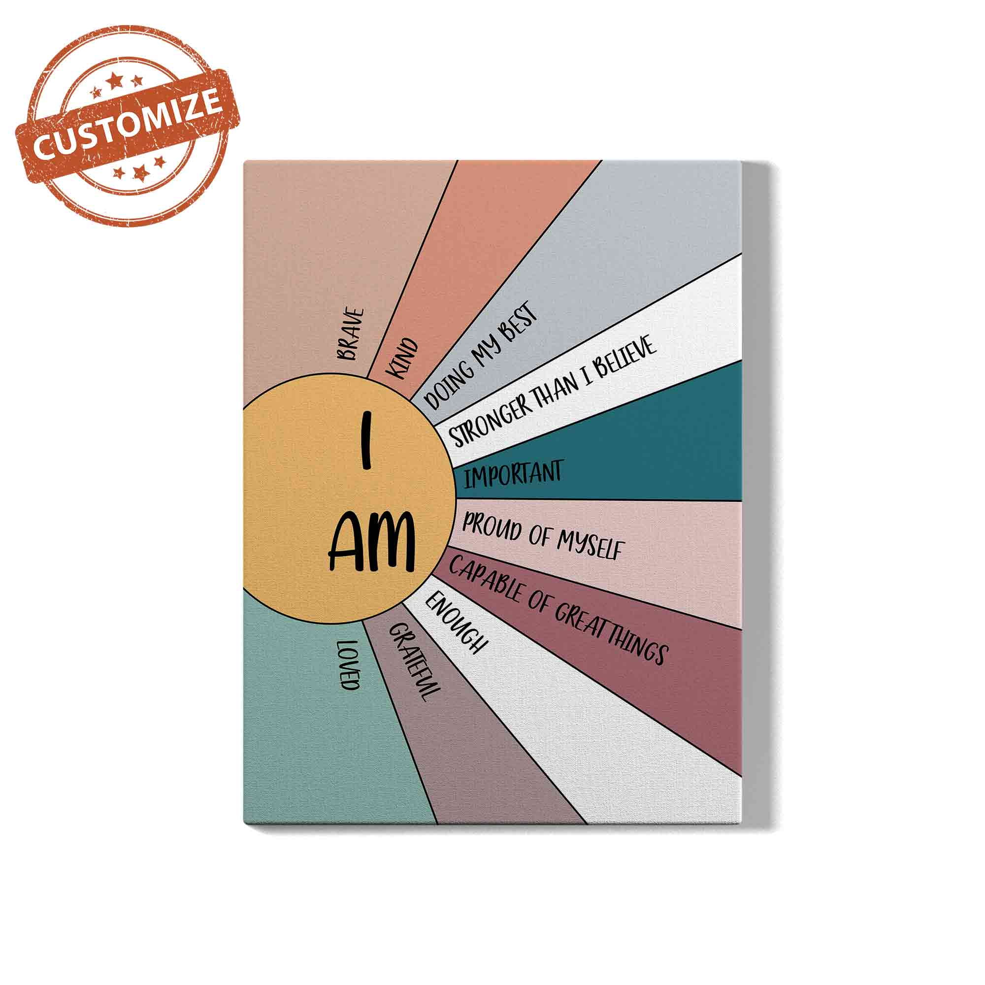 NnhCraft Affirmation Wall Decor, Affirmation Poster, Positive ...