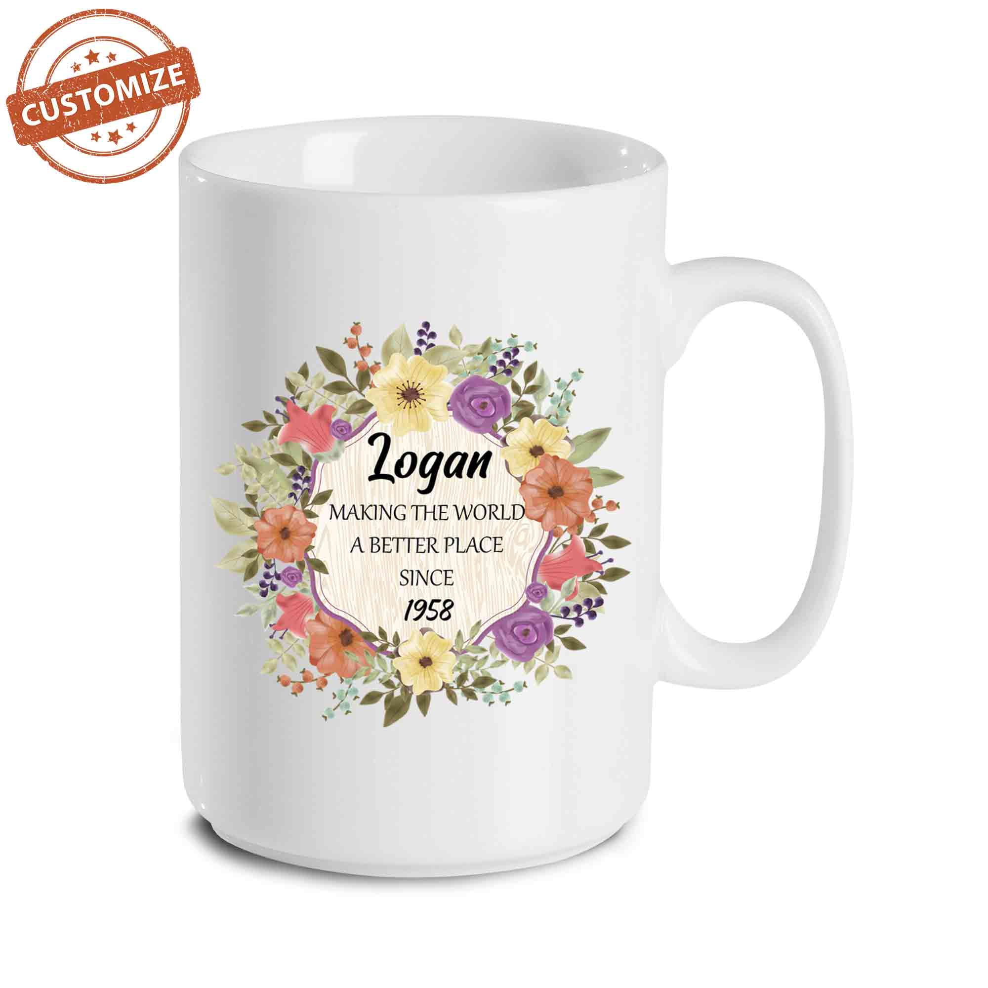 NnhCraft Personalized Mugs With Names, Making The World A Better Place ...