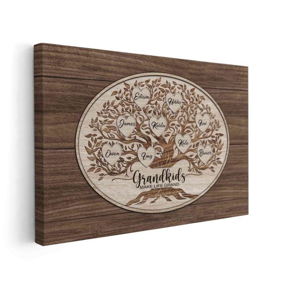 Personalized Family Tree Canvas