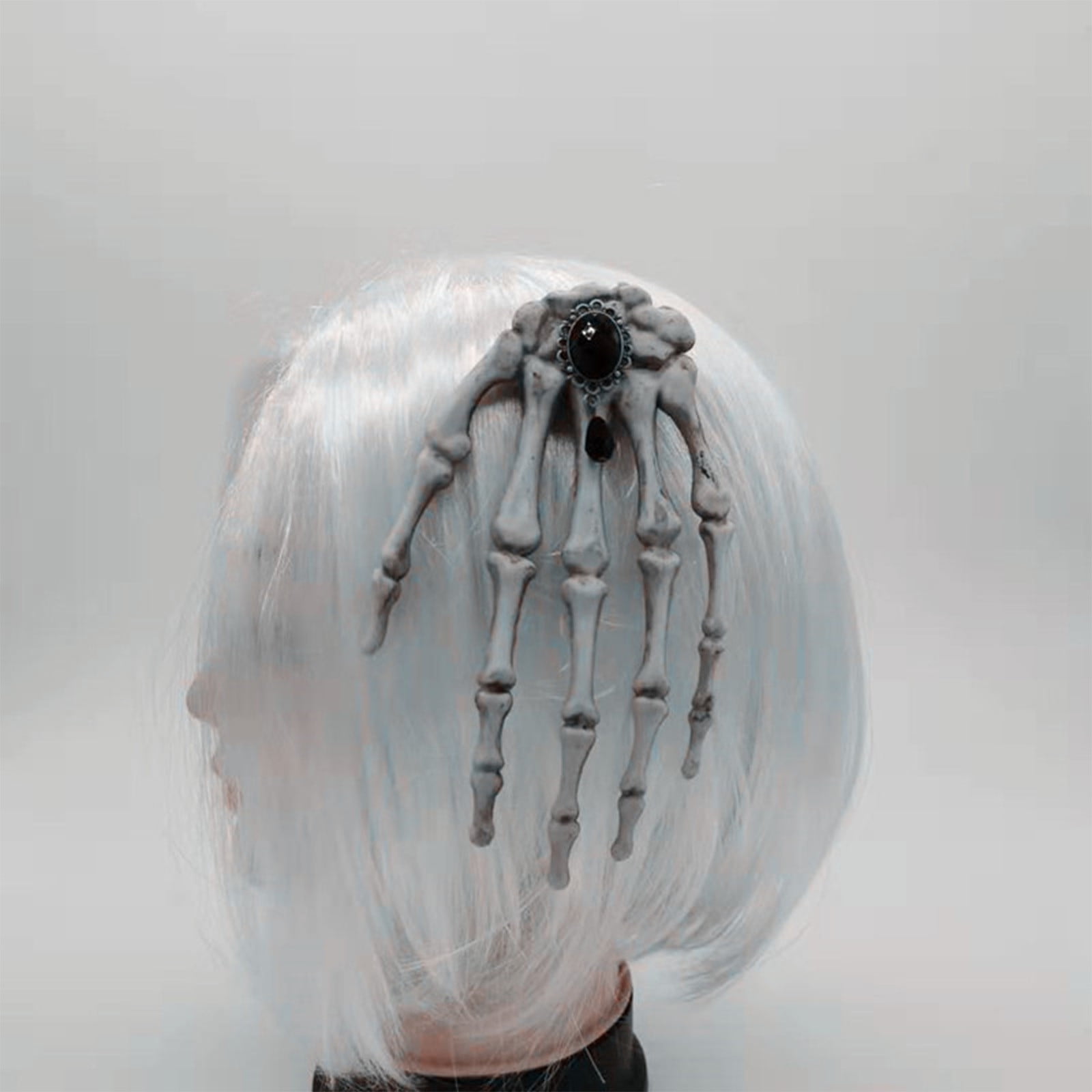 Nnhblu Halloween Skeleton Hands Bone Hair Clips Claws Skull Hand Hair ...
