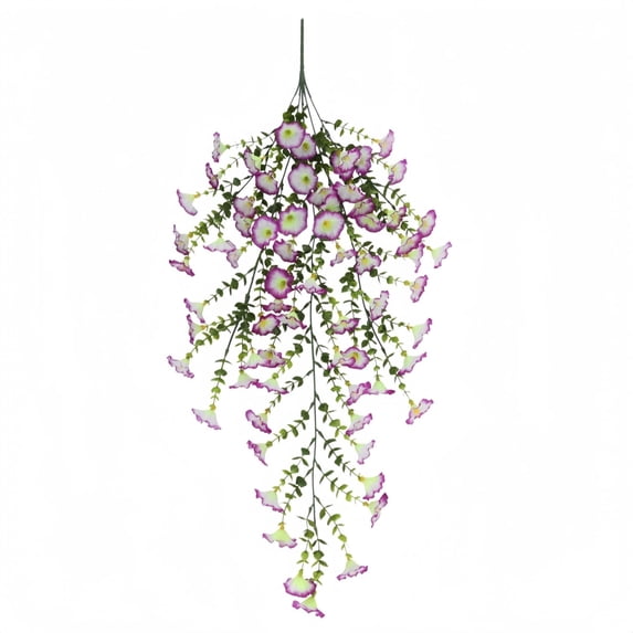 Nnndbs Artificial Morning Glory Hanging Vine, UV Resistant Silk Flower ...