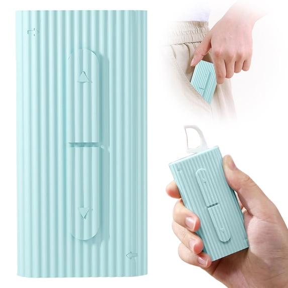 Nnndbs One Button Automatic Dental Floss Dispenser, Push Up Travel ...