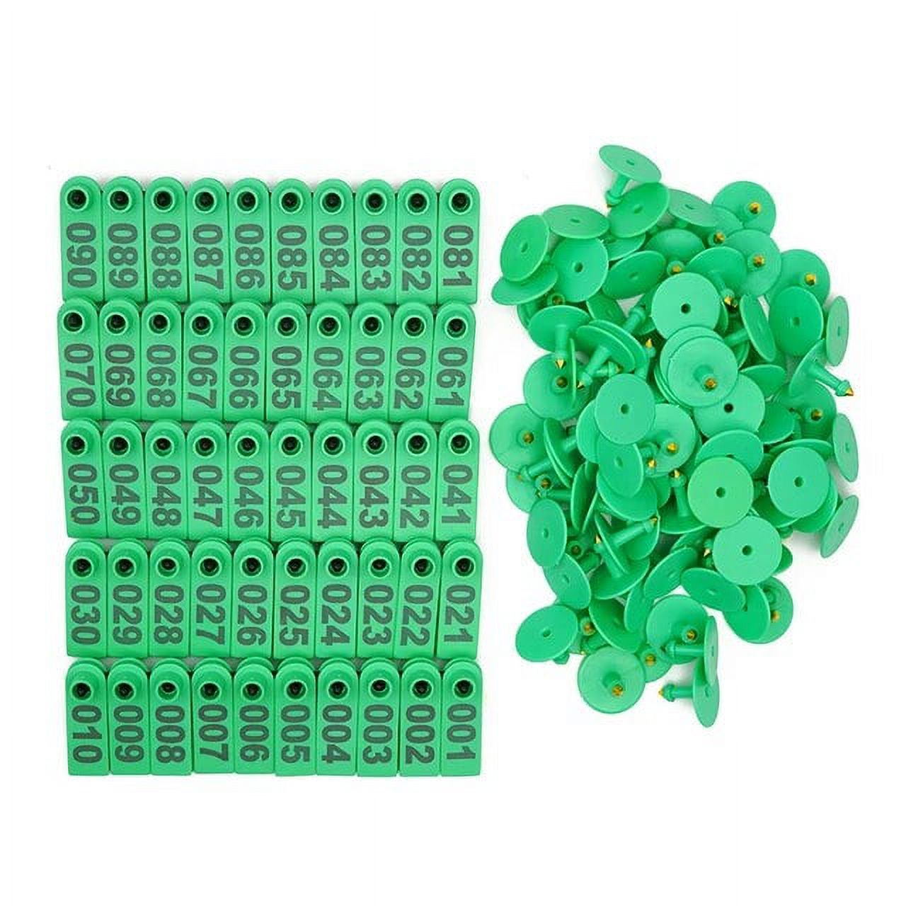 No. 1-500 Sheep Ear Tag Signs with The Word Ear Laser Typing Copper ...