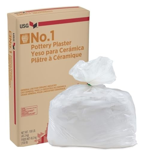 No. 1 Pottery Plaster 25 Lbs For Ceramics, Fine China, Large Scale ...