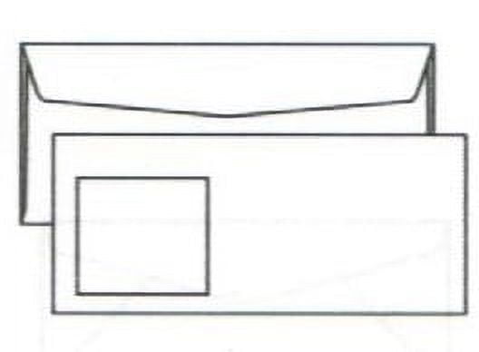 No. 10 Peel 'n View Direct Mail Envelopes, 4-1/8" x 9-1/2", White ...