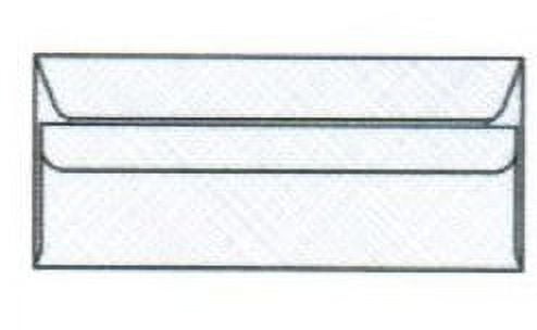 No. 10 Regular Flip-Stik® Self-Sealing Envelopes w Crosshatch Blue ...