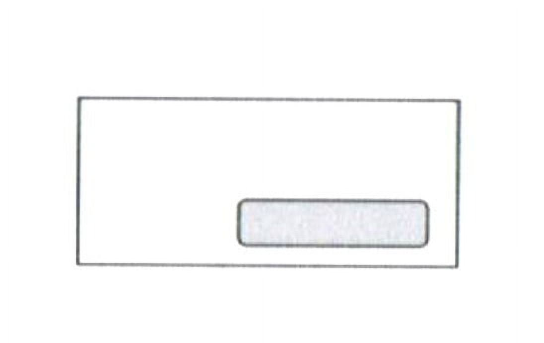 No. 10 White G Right Window Envelopes, 4-1/8" x 9-1/2", Western ...