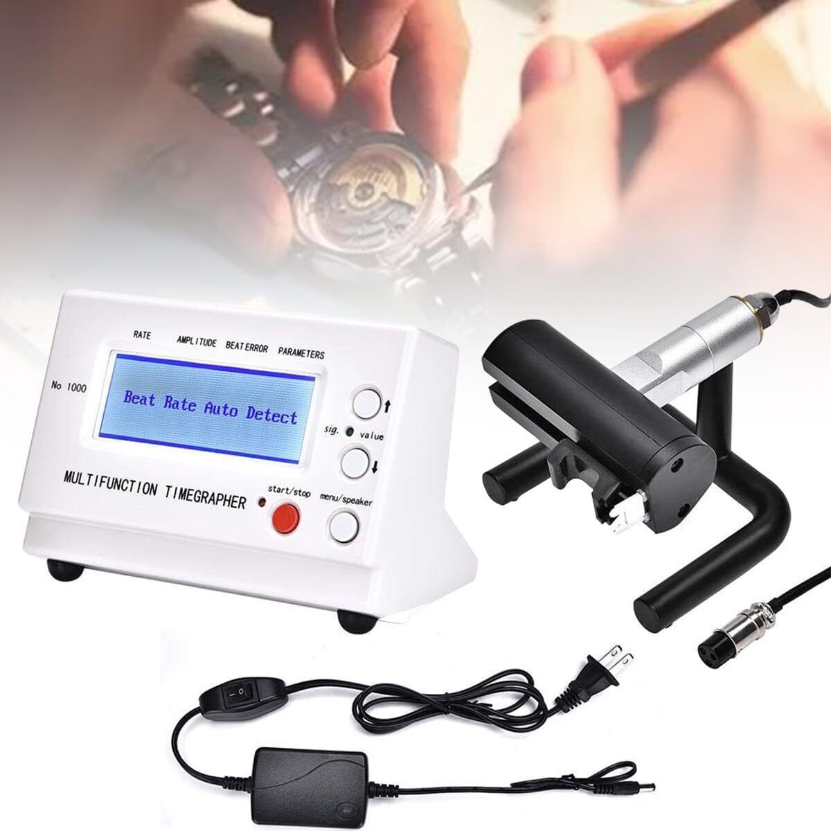 No.1000 Mechanical Watch Timing Tester Tools Timegrapher Multifunction ...