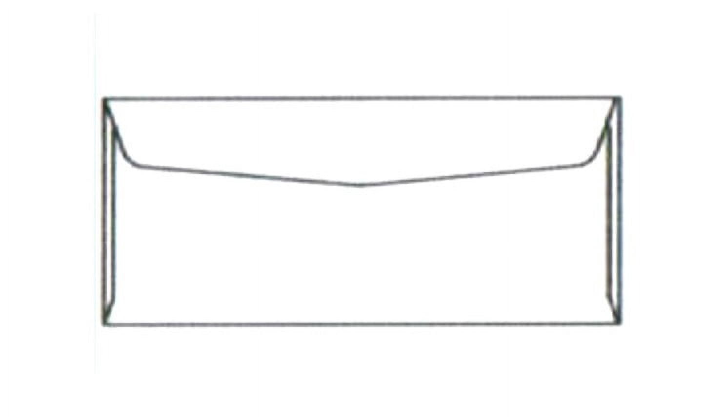 No. 11 Side Seam Regular White Envelopes, 4-1/2" x 10-3/8", Western ...