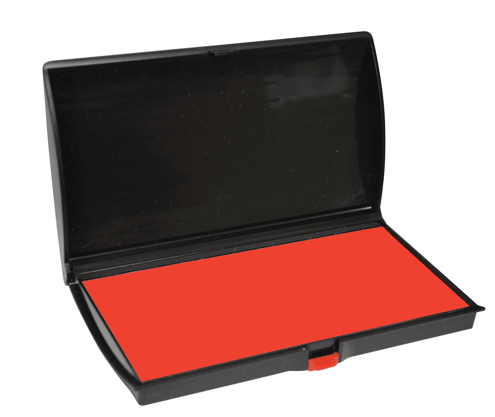 No.2 Stamp Pad, 3" x 6", Red - Walmart.com