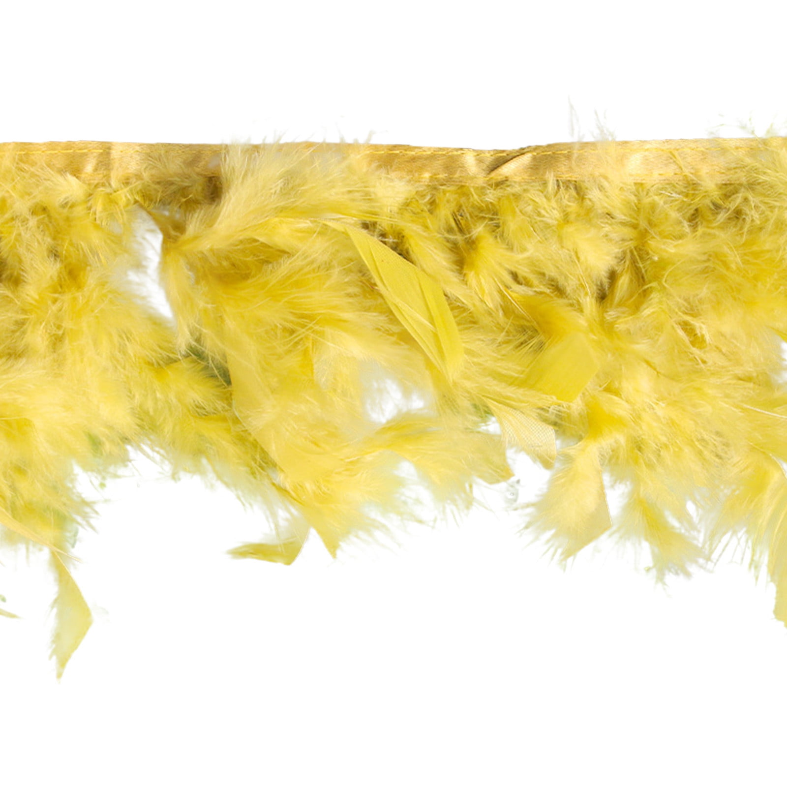 No. 31 Khaki-1 Meter Feather Strip Decorative Feather Turkey Wrapped ...