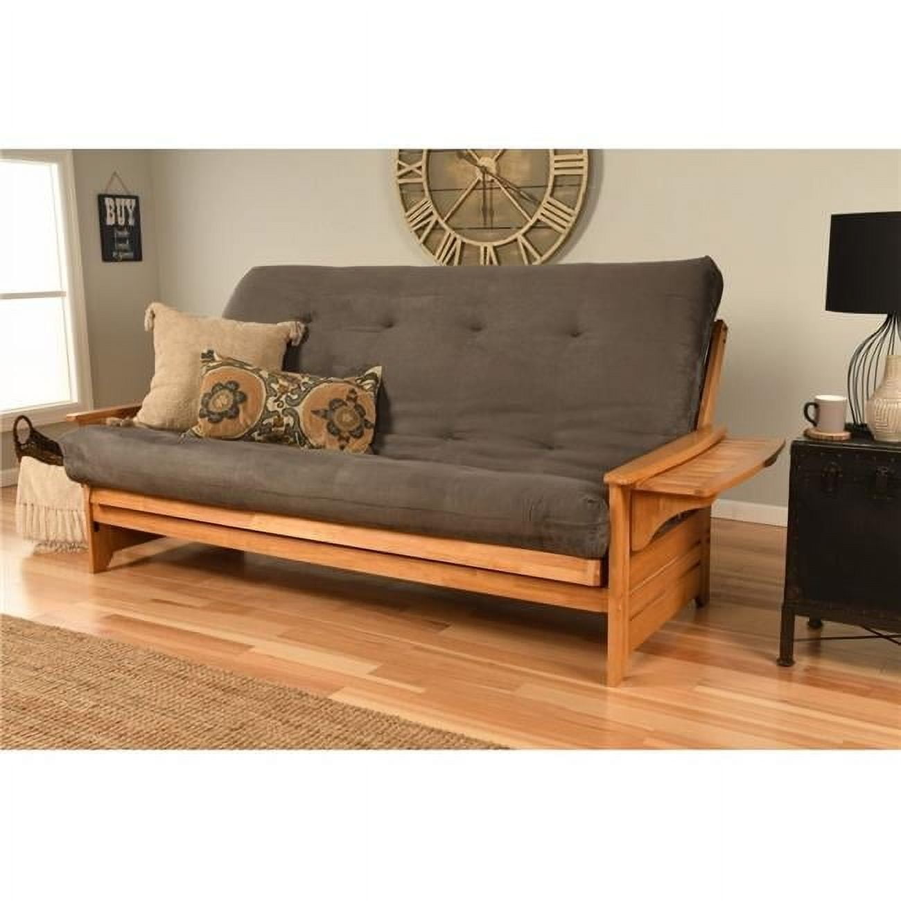 No. 6000 Suede Gray 276 Coil Hinged Mattress - Queen Size - Walmart.com