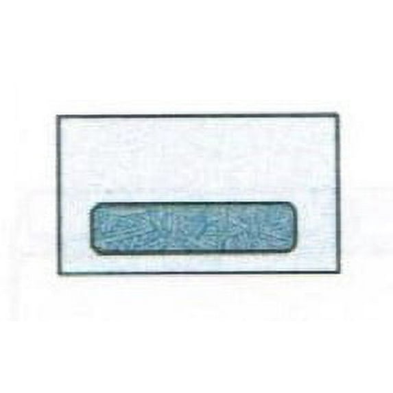 No. 7-1/2 White A Window Envelopes with Wesco® Blue Inside Security ...