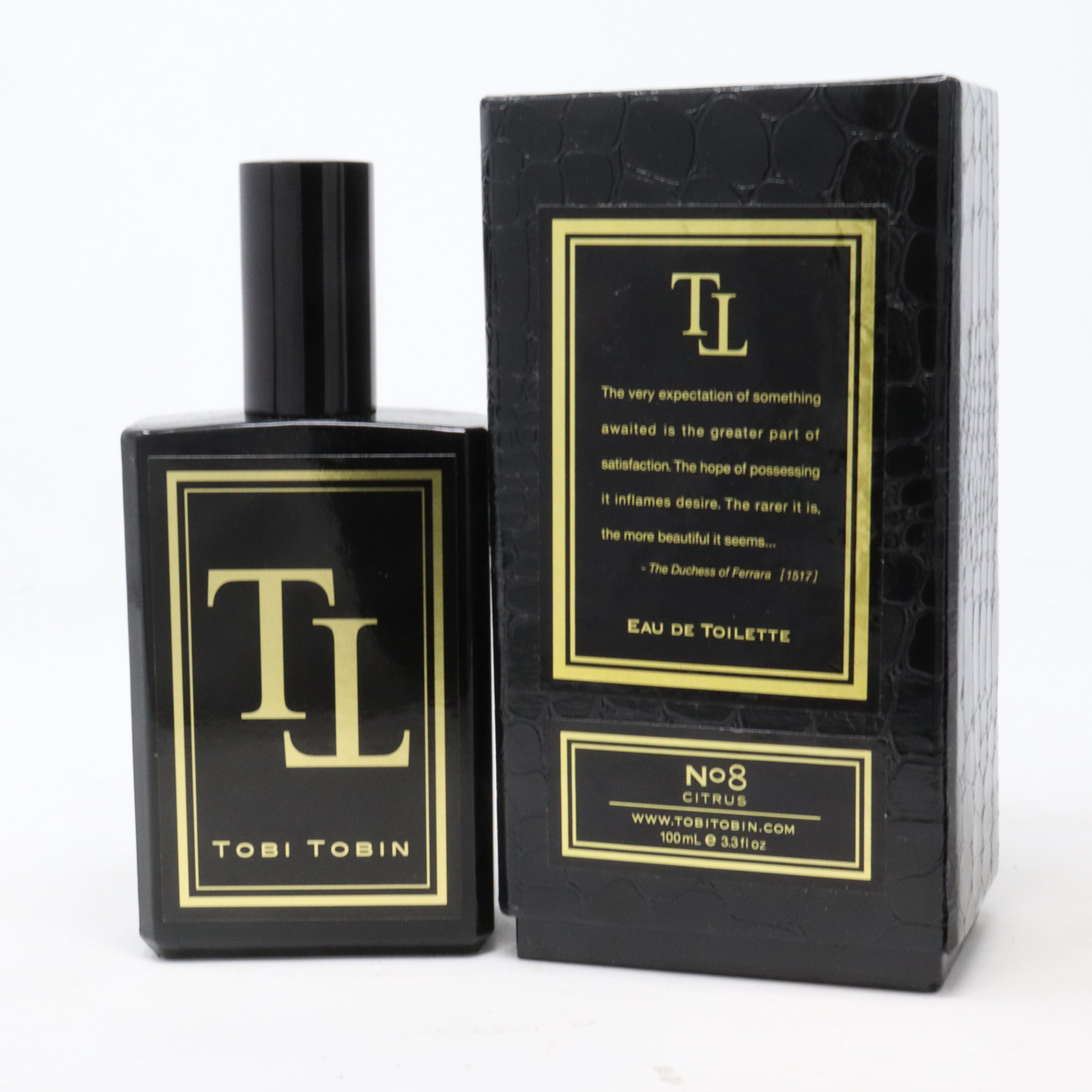 No 8 Citrus by Tobi Tobin Eau De Toilette 3.4oz/100ml Spray New With ...