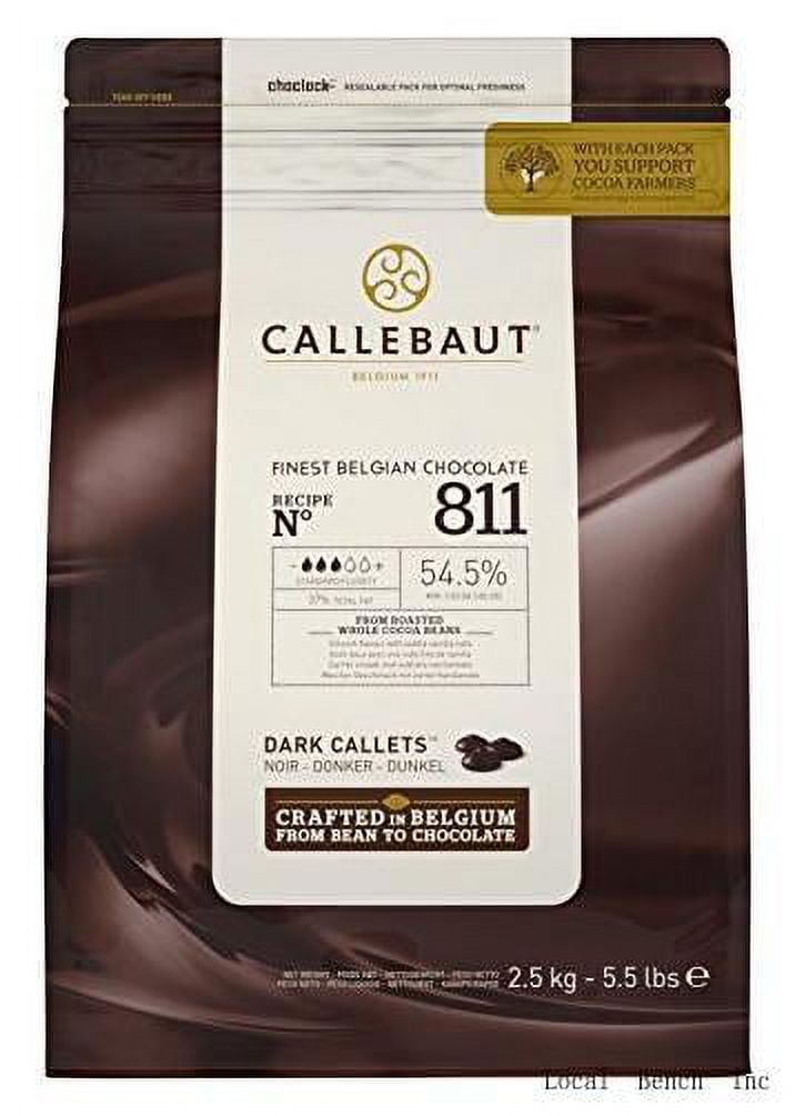 No 811 Finest Belgian Dark Chocolate Callets Couverture 54.5% - 2.5Kg ...
