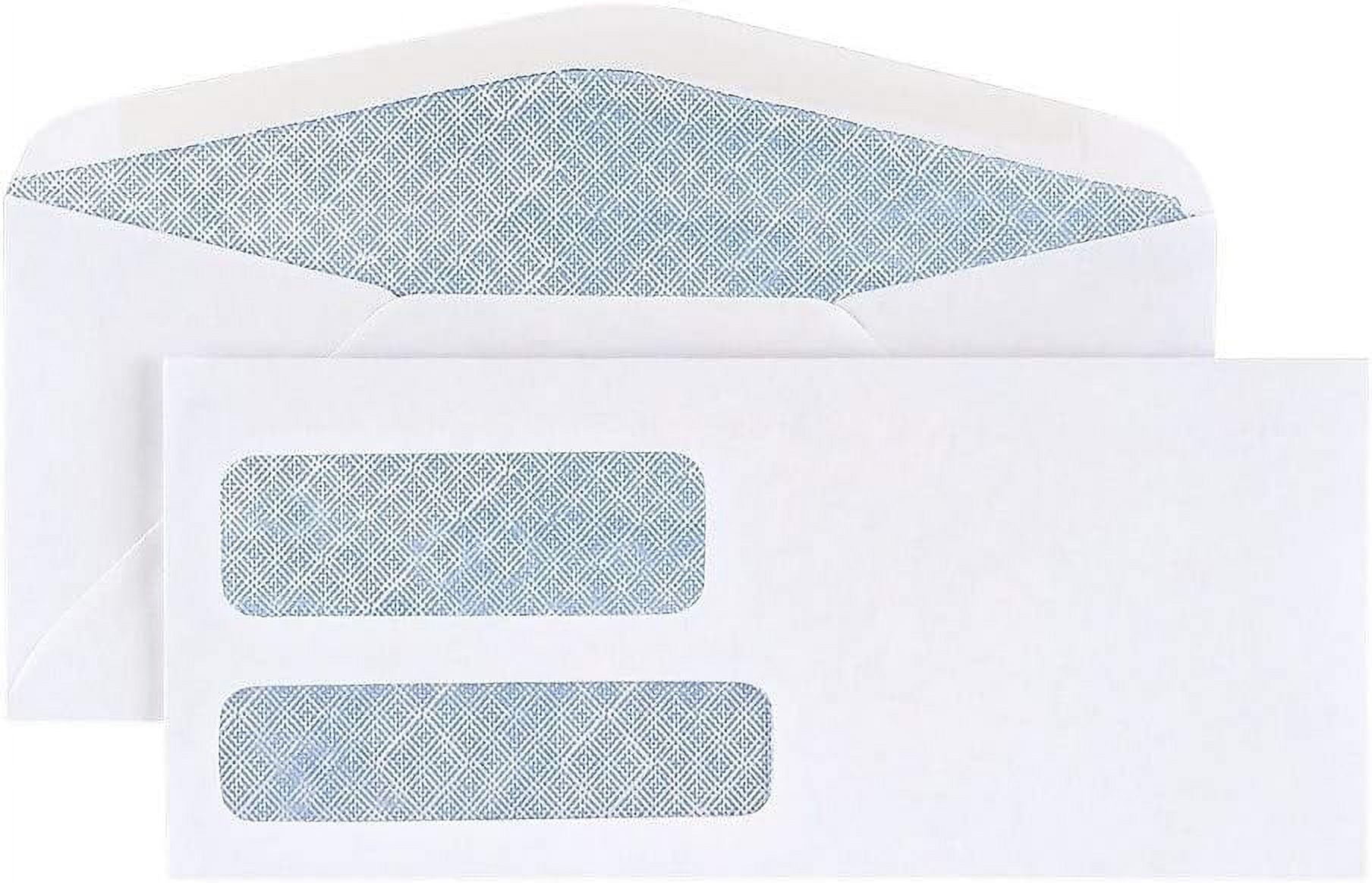 No 9 Invoice Envelopes - Double Window Security Tint, Box of 500 ...
