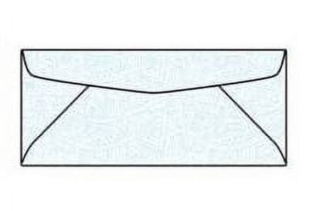 No. 9 Regular White Envelopes w Blue Inside Security Tint, 3-7/8" x 8-7 ...