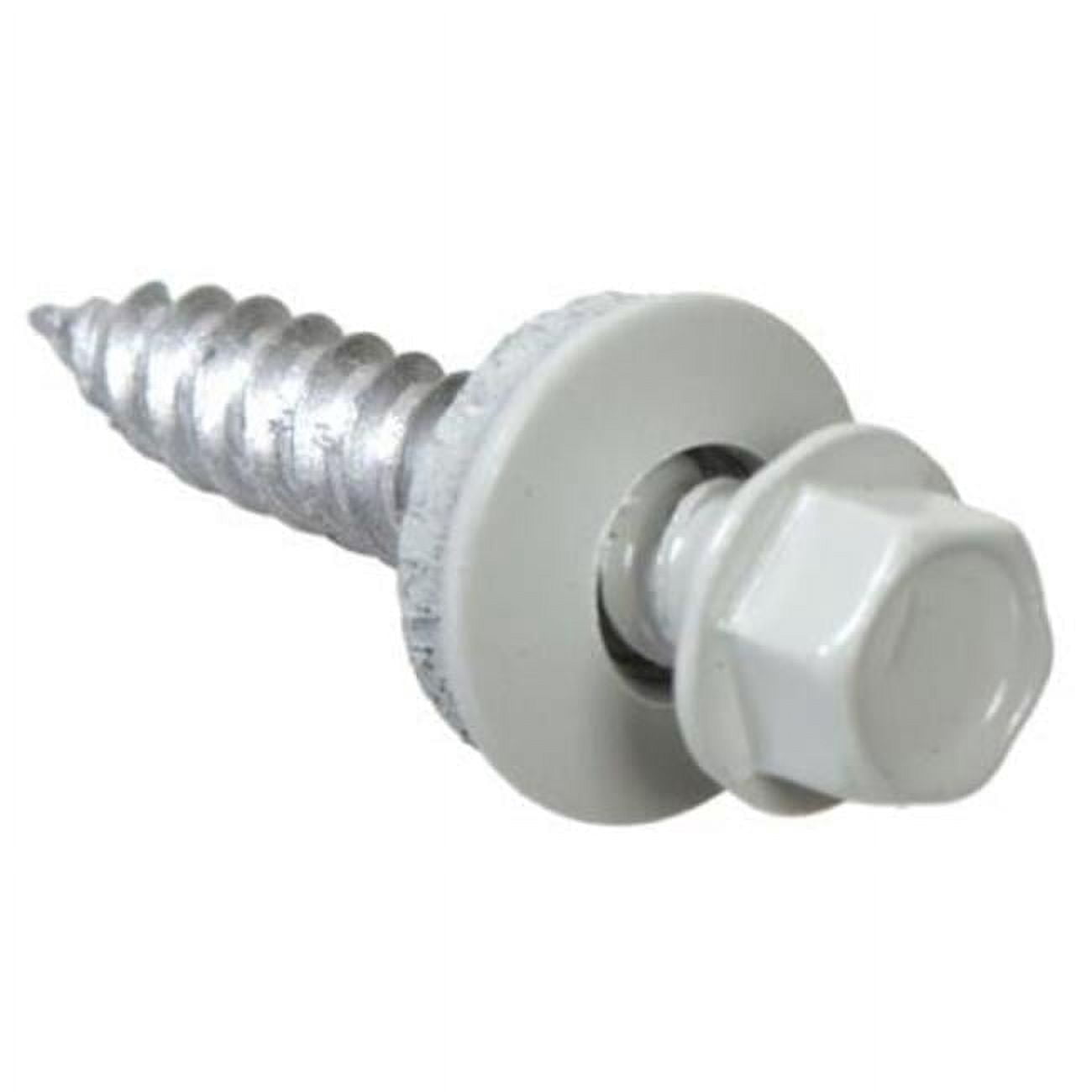 No. 9 x 1.5 in. 1 lbs Pro-Twist Hex Round Washer Head Sheet Metal Screw ...