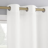 No. 918 Landon Textured Semi-Sheer Grommet Curtain Panel, 40"W X 84"L ...