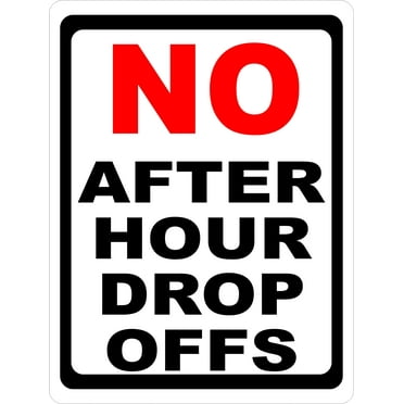 No Thru Traffic Customers Only Sign - Walmart.com