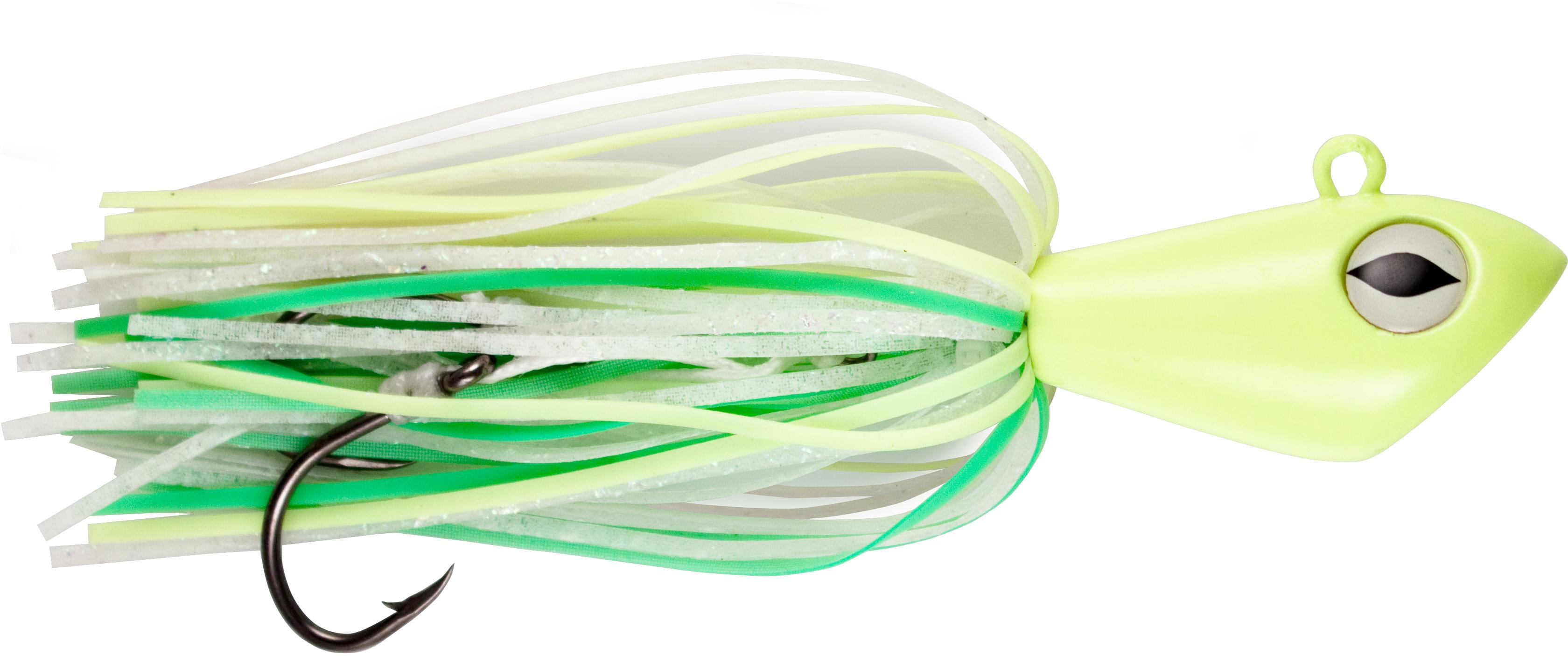 No Alibi Alien Jig Offshore Series Glow Green/Chartr Skirt 6 Oz Green ...