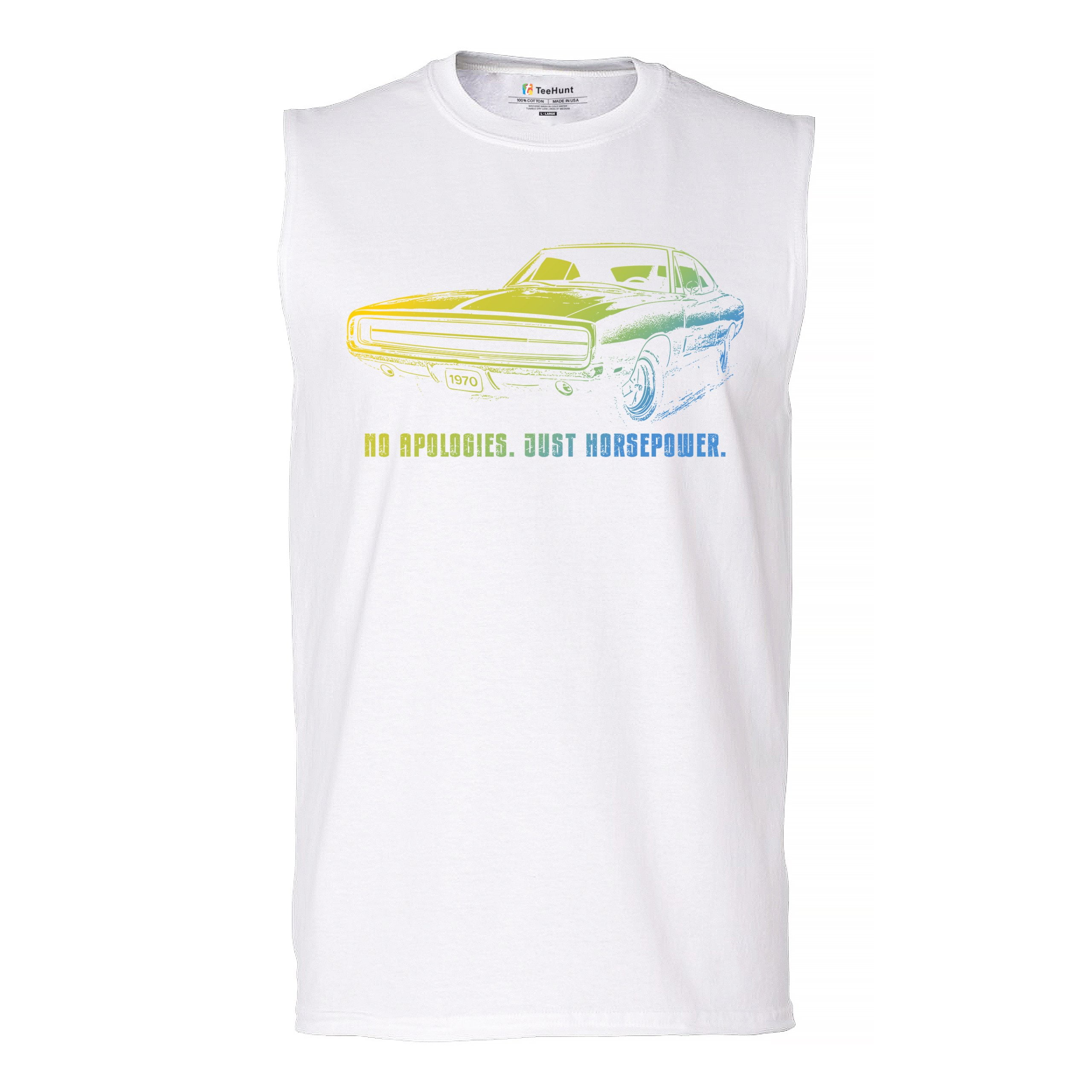 No Apologies Just Horsepower Muscle Shirt Muscle Car Vintage 1970 Power ...
