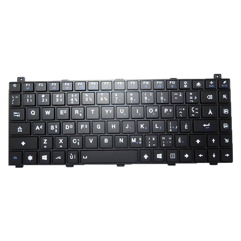 No Backlit Keyboard For GETAC F110 Canada CA With Black Frame New ...