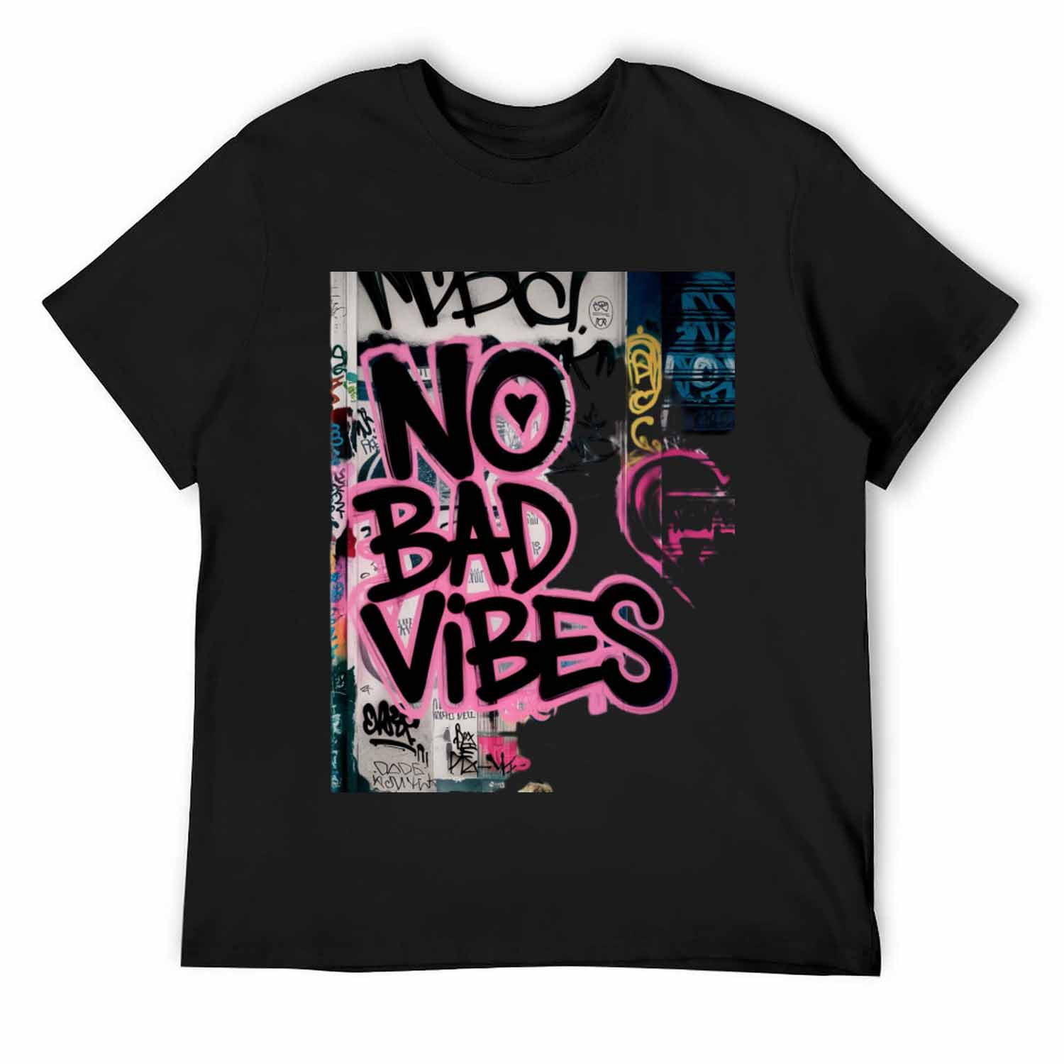 No Bad Vibes Mental Health Awareness Rainbow Kids T-Shirt - Walmart.com