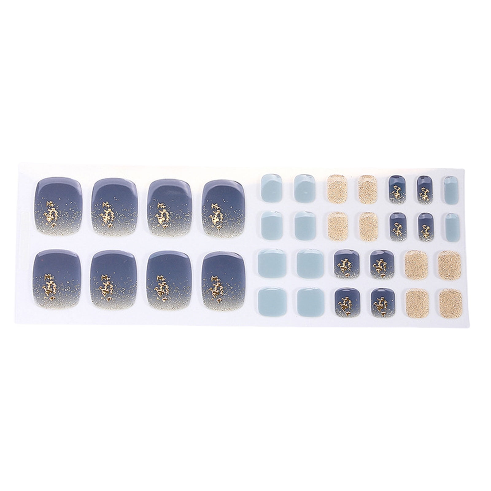 No Bake Gel Toe Nails Stickers Enhanced with Nails Stickers Elegant ...