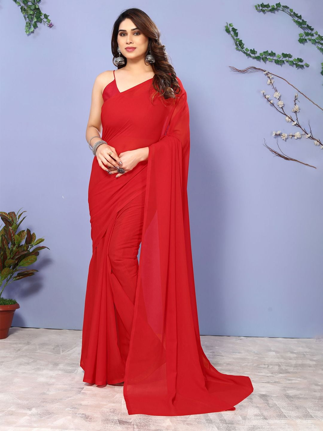 No Border Ethnic Saree - 27844938 - Walmart.com