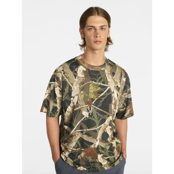 No Boundaries All Gender Cotton Oversize Tee with Short Sleeves, Men's ...