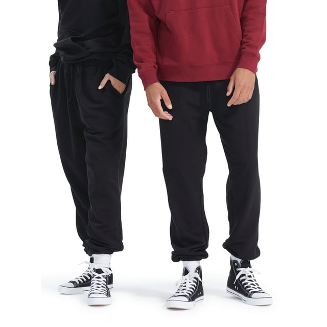 No Boundaries All Gender Jogger Fleece Pants, Men's Sizes XS - 3XL ...