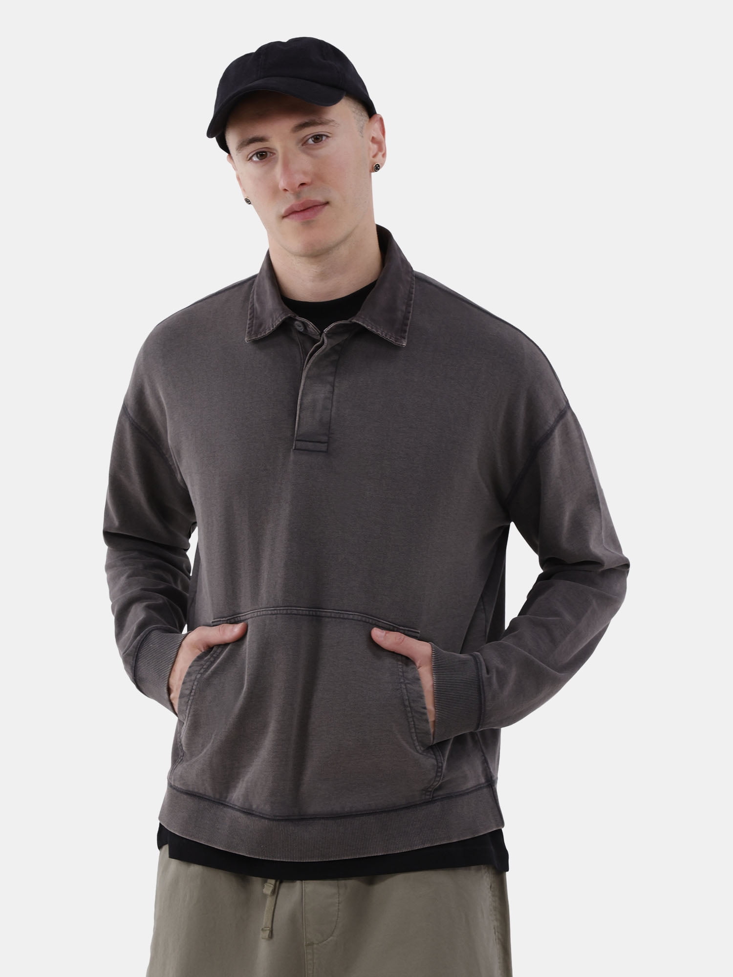 No Boundaries men's Knit Rugby Shirt - XS-3XL - Walmart.com