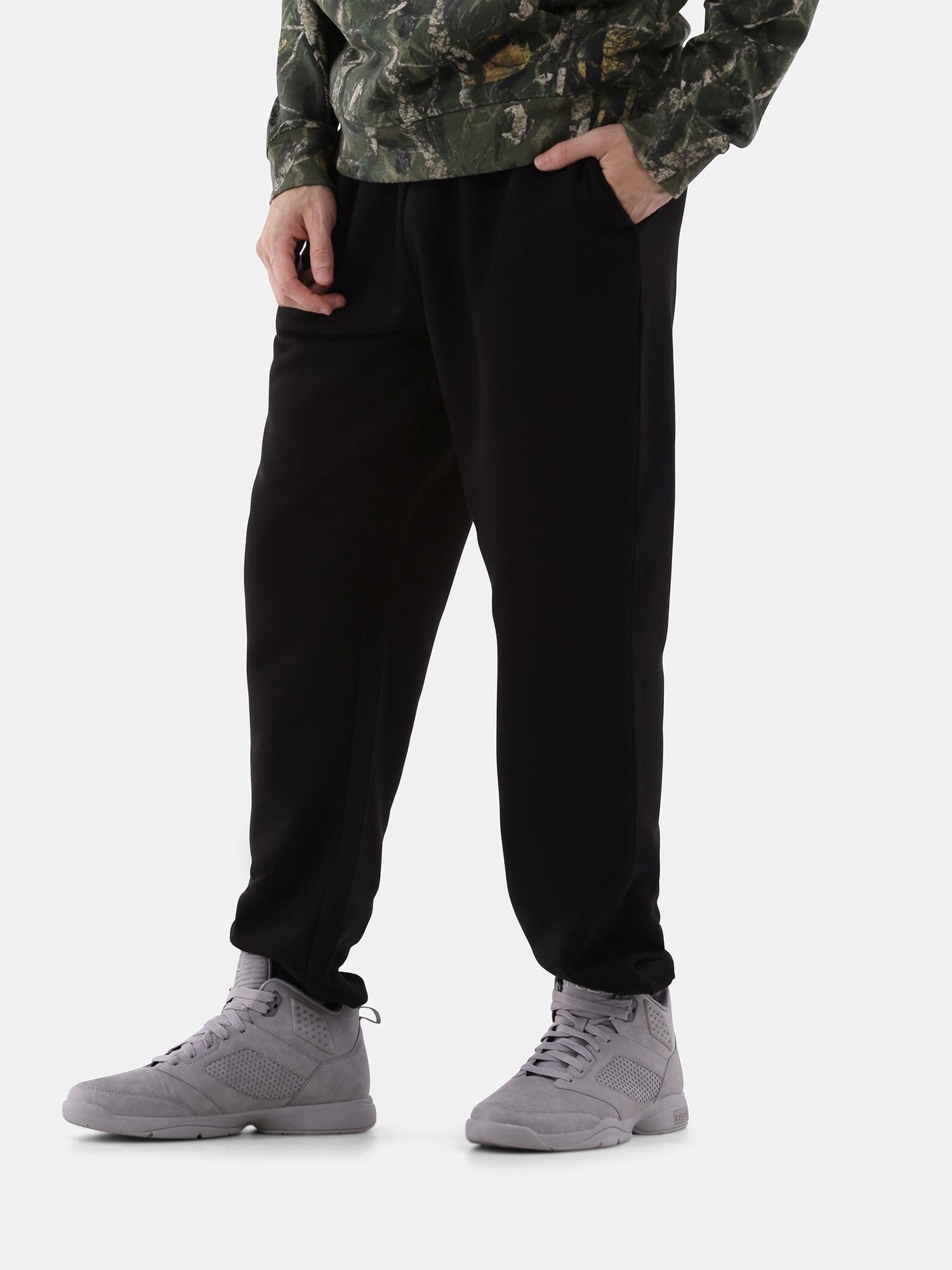 No Boundaries All Gender Soft Fleece Jogger Pants, 30" Inseam, Men's ...